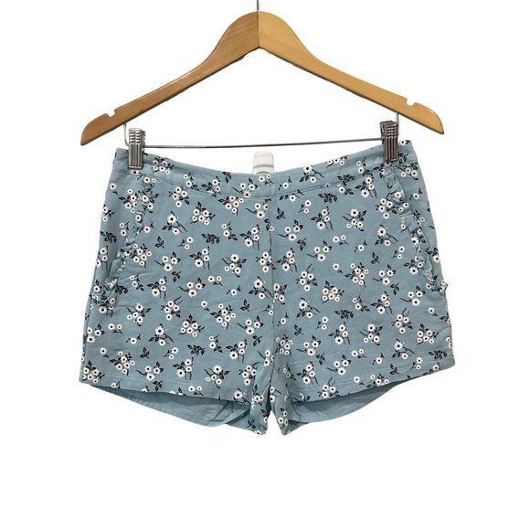 miami | Shorts | Miami Ditsy Floral Shorts Women S Baby Blue Lined ...